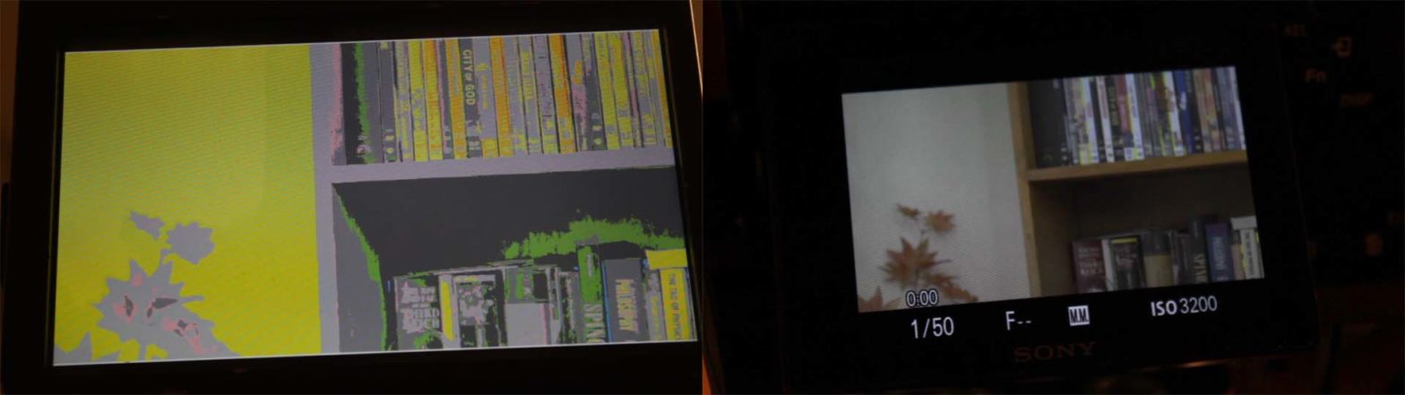 How to expose correctly using the False Color tool